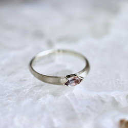 バイカラートルマリン 0.22ct マーキスカット K10WG リング 【MJ2456】 指輪・リング Mei JEWELRY 通販 ...