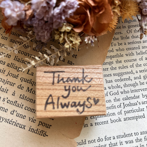 スタンプ No. 7253 Thank you always はんこ・スタンプ fuu 通販 18038802｜Creema(クリーマ)