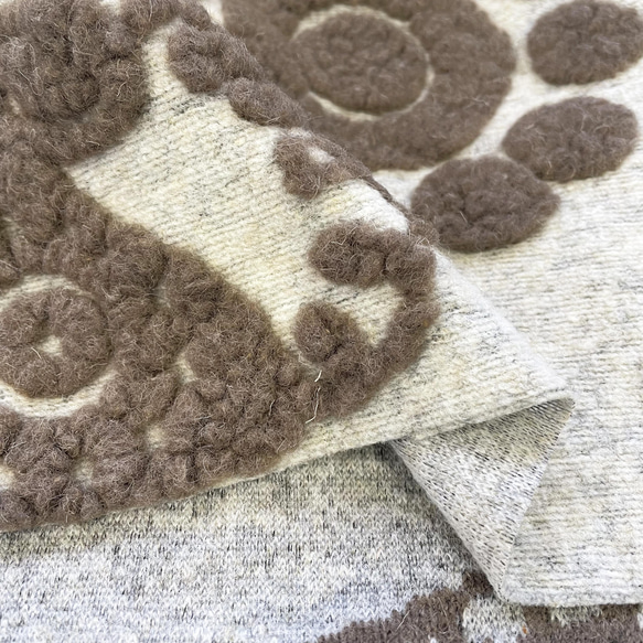 （1.9m＋1mカット価格）ウール混テレフォン柄JQ（品番：MP-026） 生地 マディー＆ピケ 通販 18086714｜Creema(クリーマ)