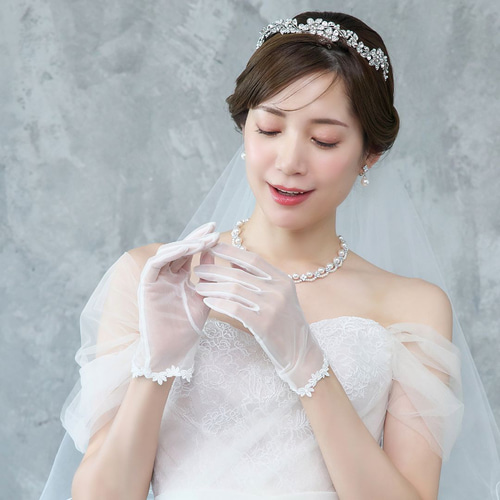 ヘッドドレス【ガーデニア】H-118|花嫁 結婚式 ウエディング ヘッドドレス【ガーデニア】H-118|花嫁 結婚式 ウエディング