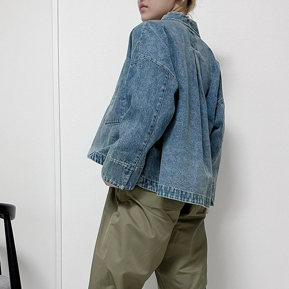 【S/M/Lサイズ選べる ︎大人気 ︎数量限定新作再販】 ヴィンテージ風合いの国産デニムジャケット24043DM ジャケット AZ-U ELEGANCE 通販 18098411｜Creema ...