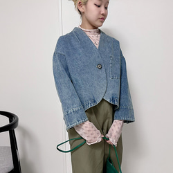 【S/M/Lサイズ選べる ︎大人気 ︎数量限定新作再販】 ヴィンテージ風合いの国産デニムジャケット24043DM ジャケット AZ-U ELEGANCE 通販 18098411｜Creema ...