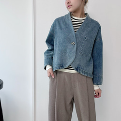 【S/M/Lサイズ選べる ︎大人気 ︎数量限定新作再販】 ヴィンテージ風合いの国産デニムジャケット24043DM ジャケット AZ-U ELEGANCE 通販 18098411｜Creema ...