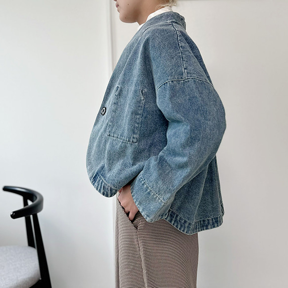 【S/M/Lサイズ選べる ︎大人気 ︎数量限定新作再販】 ヴィンテージ風合いの国産デニムジャケット24043DM ジャケット AZ-U ELEGANCE 通販 18098411｜Creema ...
