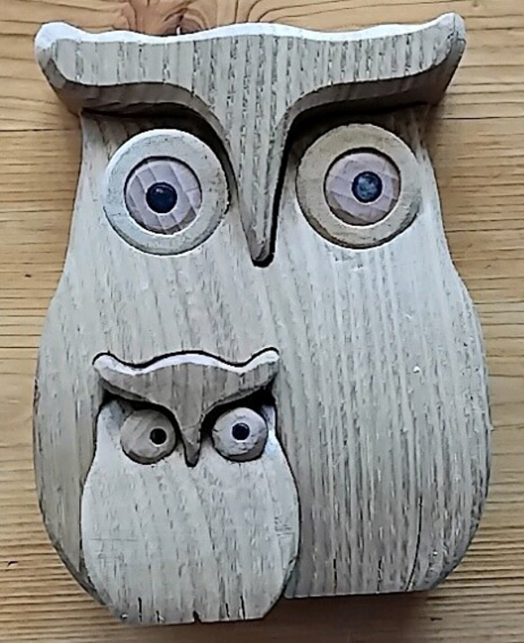 木製 フクロウ その他置物 gifumiya 通販 18098887｜Creema(クリーマ)