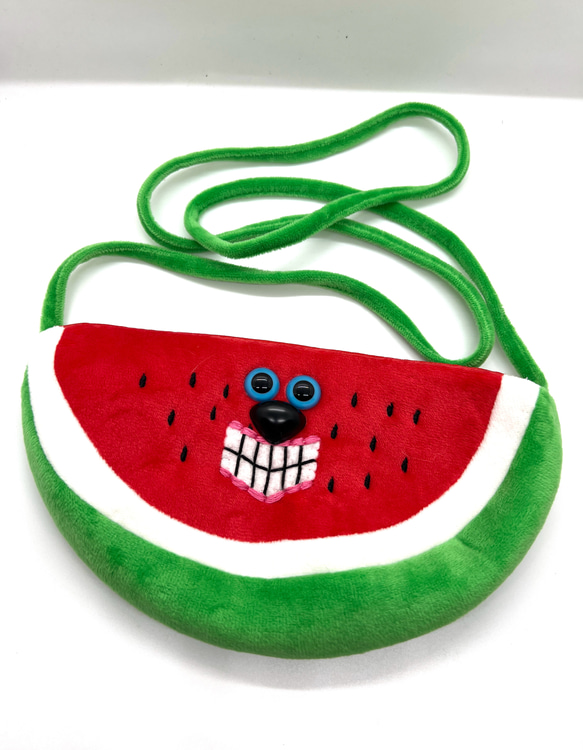 【期間限定】KOKESHI375 "Creepy Watermelon Purse"[blue eyes] ショルダーバッグ KOKESHI ...