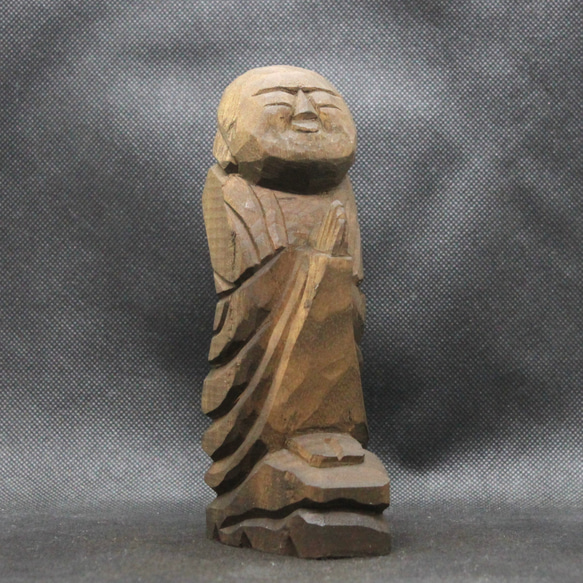 テーマ作品「祈り」(自刻像 16cm jk6126) 仏像 円空仏 摸刻 木彫 彫刻 円空工房クリーマ店 通販 18110668｜Creema ...