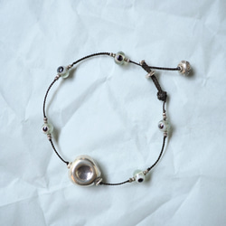 -Silver・Eyebeads- code bracelet ブレスレット - K A L P A - 通販 18121265｜Creema(クリーマ)