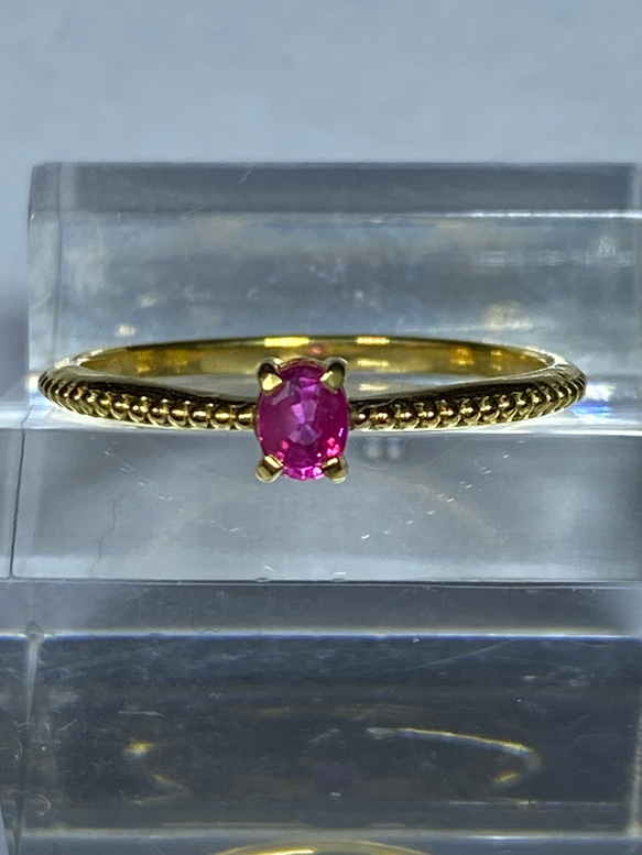 ピンクサファイヤ シルバーリング 0.24ct PINK SAPPHIRE 指輪・リング ジュエリー祐山堂 通販｜Creema(クリーマ) 18127133