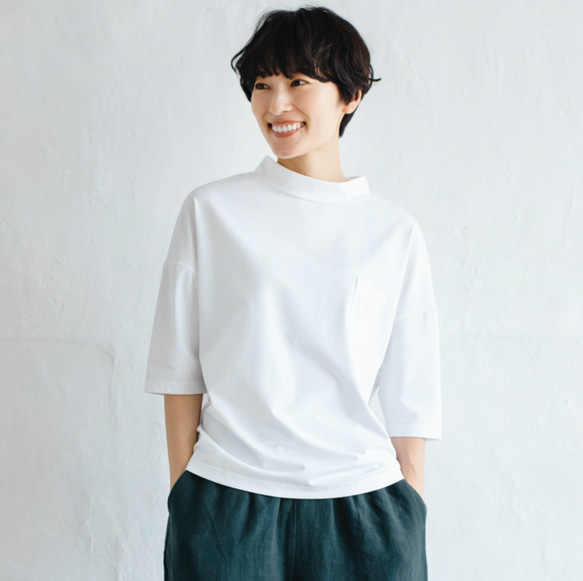 ★サンプルセール 1点のみ★1400円オフ ネック7分袖Tシャツ カットソー 220601-1 (072) Tシャツ fall-in&co(talent) 通販 18135194｜Creema ...