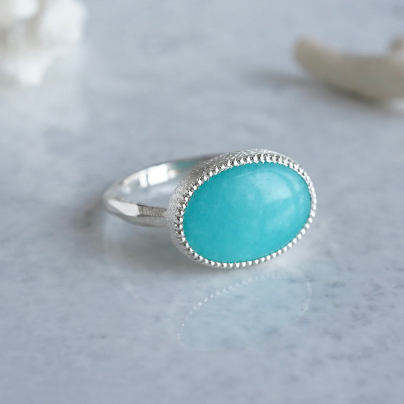 Amazonite ring [OP775SV] 指輪・リング atelier simo 通販 18139753｜Creema(クリーマ)