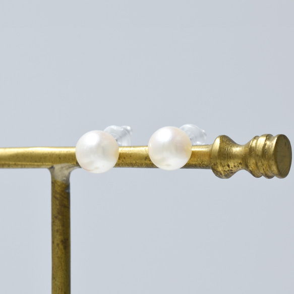 K14 あこや真珠 7mm ピアス CD176CIBS ピアス（スタッド・一粒） kyfactory 通販｜Creema(クリーマ) 18155192