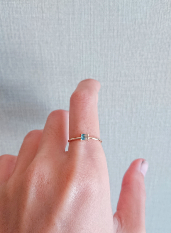 希少 粋×熱帯魚なバイカラーサファイア K18 リング 指輪・リング ao 通販 18218384｜Creema(クリーマ)