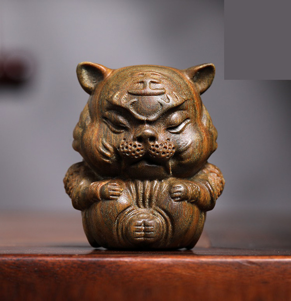 だんぼく 座虎 クリエイティブ文玩ハンドピース インテリア装飾品 デスクトップ工芸品 怒りを静める置物 その他置物 クラフトの楽園 通販 ...