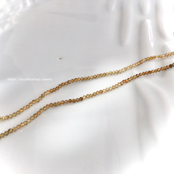 ヌーディーなペトロトルマリン⚫︎超極小貴石⚫︎14kgf⚫︎10月誕生石⚫︎繊細で自由な貴方へ⚫︎38cm〜 ネックレス・ペンダント Kitosh*Cloud9Days 通販 18233555 ...