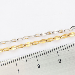 316L サージカルステンレス Lipチェーン 切り売り 100cm ステンレス無垢 金具・チェーン Trois anges 通販 18234342｜Creema(クリーマ)