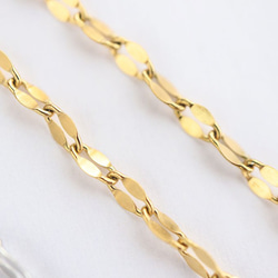 316L サージカルステンレス Lipチェーン 切り売り 100cm ステンレス無垢 金具・チェーン Trois anges 通販 18234342｜Creema(クリーマ)