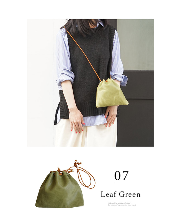 本革 巾着バッグ [Virgo-ウィルゴ]【02_ブラック】 hoshinooto ショルダーバッグ 巾着バッグ hoshinooto ...