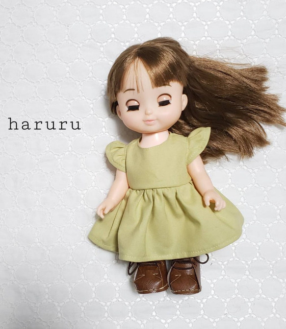 ソランちゃんの服 肩フリルイエロー レミンちゃんの服 その他人形 HARURU 通販 18241151｜Creema(クリーマ)