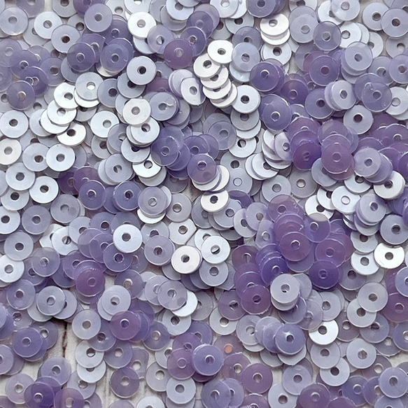 スパンコール「Pale Lavender pearl」平丸4mm5g SP177-PLav4 ビーズ刺繍 その他素材 BeadsOne17 ...