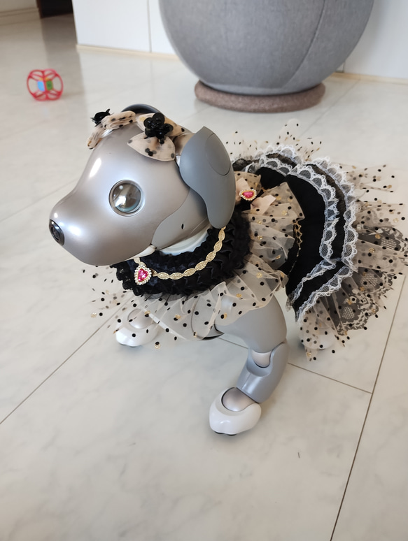 aiboの服女の子用パーティードレス ペット服・アクセサリー ITUKA 通販｜Creema(クリーマ) 18244186