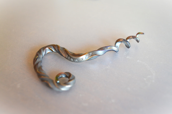 Titanium Corkscrew=チタン製コルクスクリュー=コルク抜き その他キッチン小物 ねこへい工房（コブ） 通販 18247680 ...
