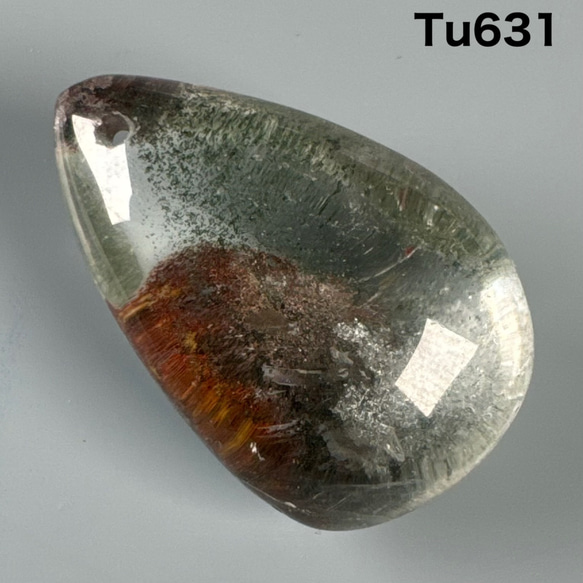 ガーデンクォーツ 26.5ミリ 穴あきタンブル Tu631 天然石 pinky 通販 18251961｜Creema(クリーマ)