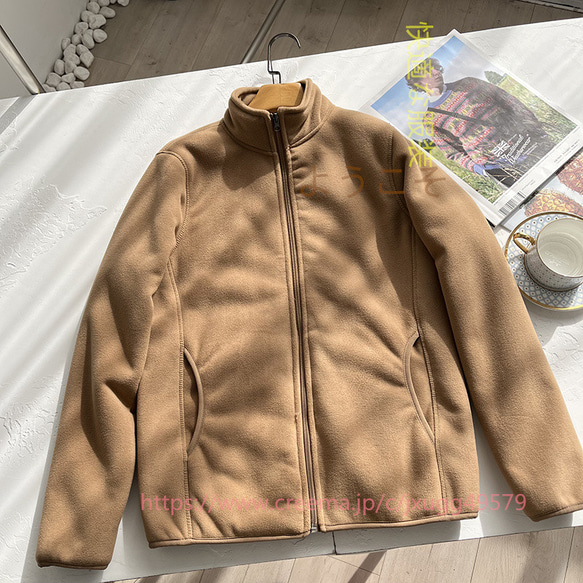 二重複合ダウン秋冬男女カップル用厚手ラムウールソフトと保温スタンドカラーのセーターコート コート jxugg49579 通販 18276059 ...