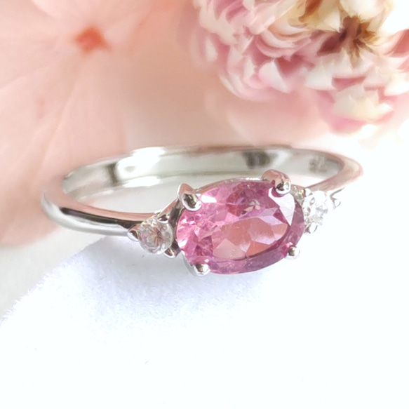 1点のみ「秋の誕生石2024」ピンクトルマリン キラキラ 天然石 リング S925 8×6㎜ 指輪・リング bamboo shoots 通販｜Creema(クリーマ) 18279458