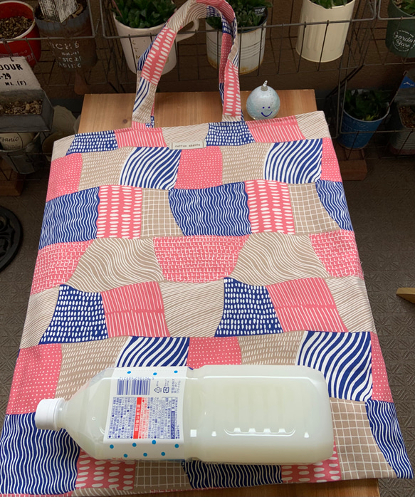 選べる1色 ️ 大きなトート kippis 鳥瞰図 パノラマ図柄 お着替えや制服などを入れるサブバッグ エコバッグ・サブバッグ akenta 通販 18284629｜Creema(クリーマ)