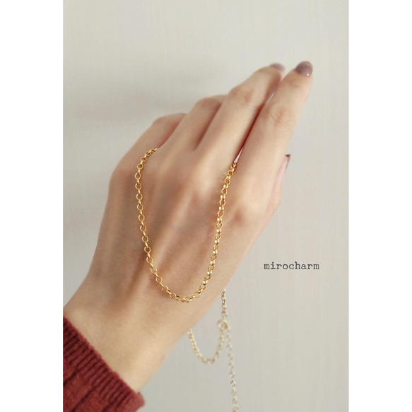 {14Kgf} シンプル ロロチェーンネックレス *42cm-46cm・2.8mm* ネックレス・ペンダント mirocharm 通販 18291215｜Creema(クリーマ)