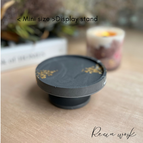 Display stand チャコールグレー キャンドル・キャンドルホルダー レジンワーク 通販 18296266｜Creema(クリーマ)