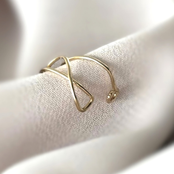 【お試し価格】イヤーカフ 痛くない 取れにくい 2連 華奢 チェーン おしゃれ ゴールド 母の日 プレゼント イヤーカフ ifinity-Select 通販 18296930｜Creema(クリーマ)