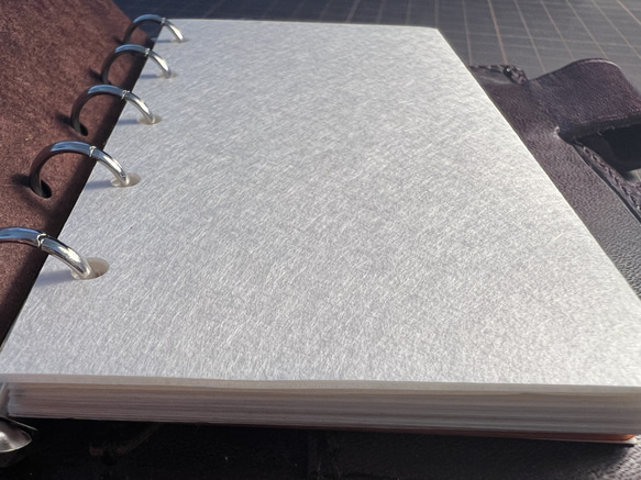 本美濃紙で拵える手帳たち ー システム手帳 リフィル M5_A7 10枚組 手帳 ~iki~ 通販 18300284｜Creema(クリーマ)