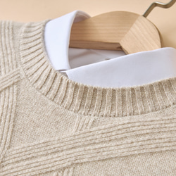 【メンズ ️厚手カシミア100%】丸ネックセーター |ケーブル編み|カジュアル|レトロ系|T-5ZH-MEN ニット・セーター Rain is ...