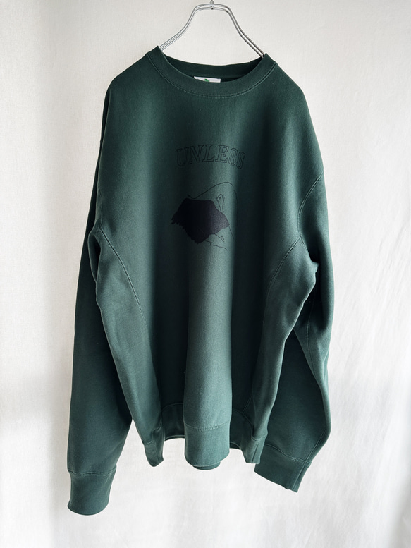 ・ラスト・送料無料【Heavy】UNLESS スウェットシャツ アルパイングリーン 2XL スウェット・トレーナー アメメ 通販 18319316｜Creema(クリーマ)