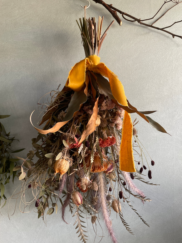 dried flower swag スワッグ upis 通販 18320927｜Creema(クリーマ)