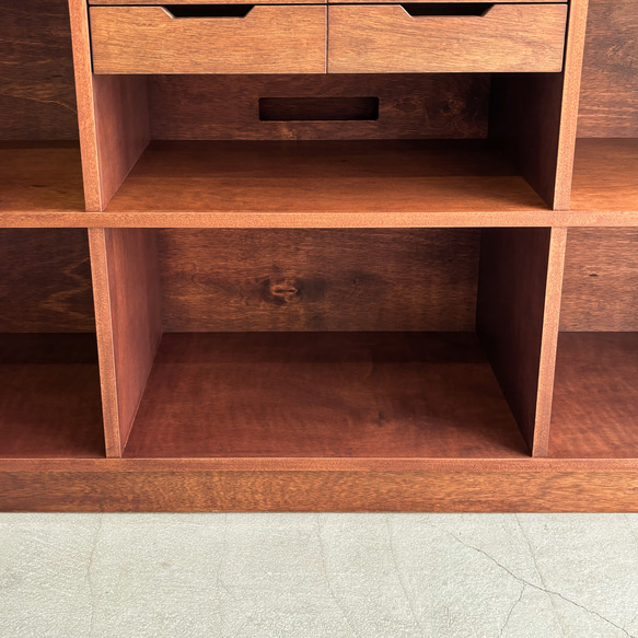 VINTAGE RECORD BOOTH サイズ変更可 レコード 本棚 ビンテージ ミッドセンチュリー カウンター 北欧 棚・シェルフ・ラック ...