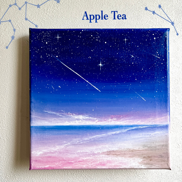 Earth【原画】夜〜煌めく星空(チョークアート.オイルパステル画 Earth【原画】夜〜煌めく星空(チョークアート.オイルパステル画