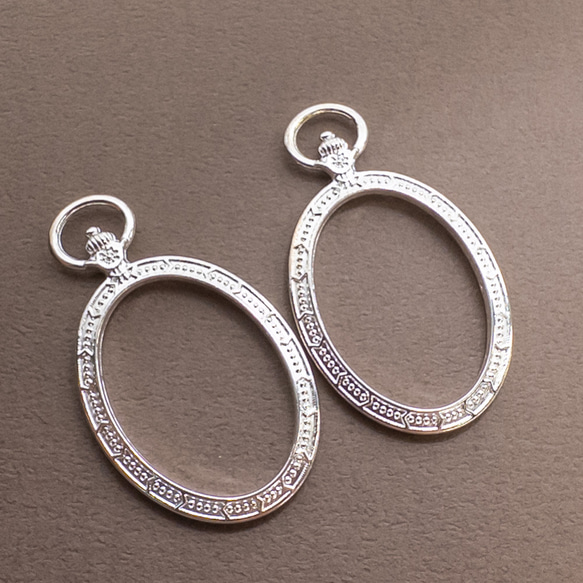 ＊6個＊ レジン空枠 懐中時計 合金製 銀色 54x32x5mm UVレジン レジン型 エポキシ樹脂 ep007s 金具・チェーン ...