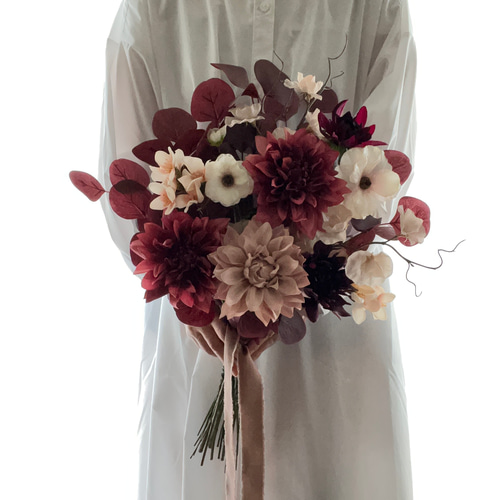 ダリアのワインレッドブーケ ブーケ violaflower 通販 18359400 ダリアのワインレッドブーケ ブーケ violaflower 通販 18359400