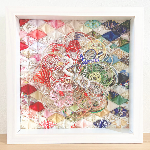 通常サイズ 正方形 ボックスフレームタイプ 水引アート過去作品 その他オーダーメイド mamarin remake 通販 18371198｜Creema(クリーマ)