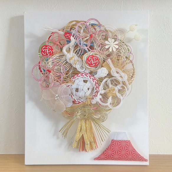 キャンバスタイプ ブーケ 水引アート過去作品 その他オーダーメイド mamarin remake 通販 18372214｜Creema(クリーマ)