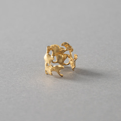 〔K18YGP〕銀杏 イヤーカフ イヤーカフ Henun 通販 18377025｜Creema(クリーマ)