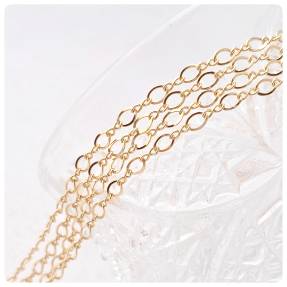 ＊14kgf ＊フィガロチェーン2mm 金具・チェーン ★buchuchu☆ 通販 18385006｜Creema(クリーマ)