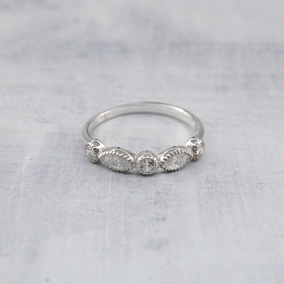 SV925 シルバーCZ(キュービックジルコニア)リング 9号/11号/13号 0020342SVR 指輪・リング 北欧産業(株)/Beads Lounge 通販 18391462 ...