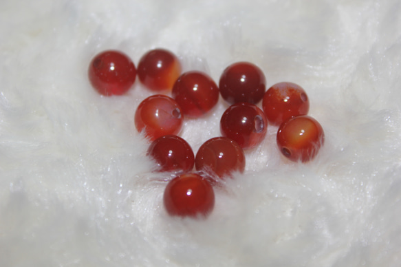 天然石 カーネリアン3A 8㎜ 天然石 atelierkotoko 通販 18418515｜Creema(クリーマ)