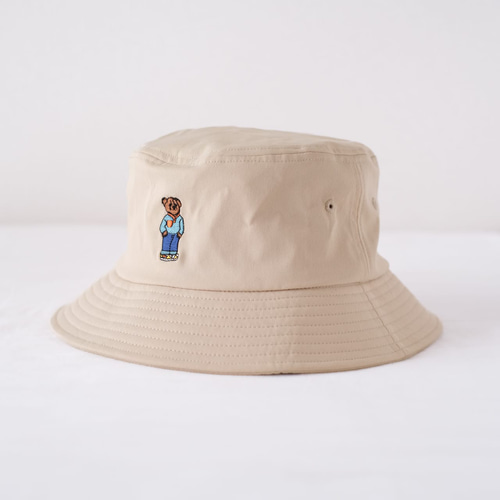 クマ刺繍バケットハット バケハ メンズ レディース ユニセックス クマ刺繍バケットハット バケハ メンズ レディース ユニセックス