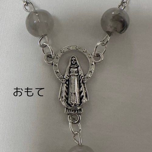 ハンドメイド ビーズネックレス ロザリオ フェアリーグランジ ハンドメイド ビーズネックレス ロザリオ フェアリーグランジ