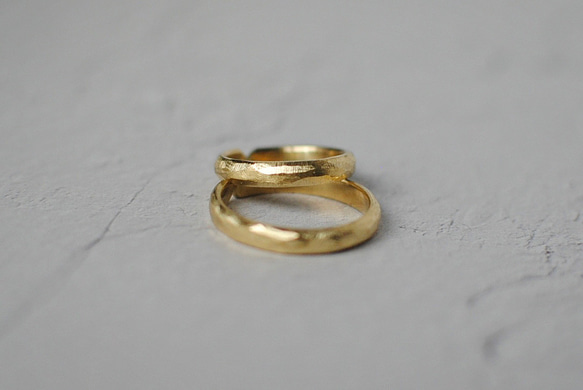 Wrap - brass ring 指輪・リング trettioett 通販 18433675｜Creema(クリーマ)